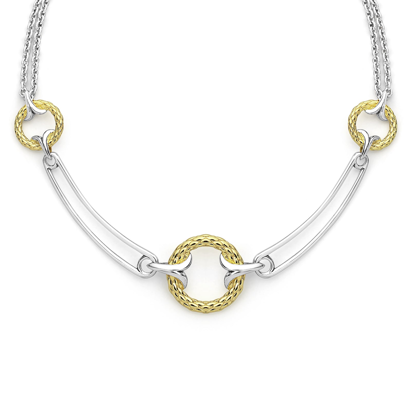 Two Tone Chain Necklace | Delicate Chain Necklace – REALM Fine ...